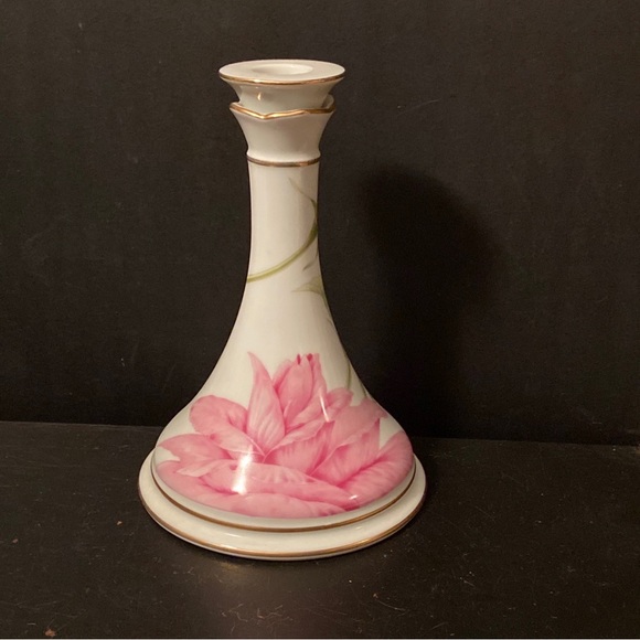Givenchy | Accents | Givenchy Rose Porcelain Candle Stick Holder ...